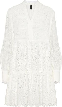 Vero Moda Y.A.S Damen YASHOLI LS Dress S. NOOS Kleid, Star White, XS