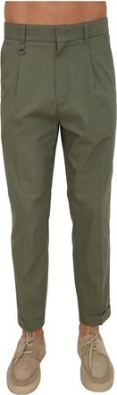 Paolo Pecora Homme, Pantalons, Vert, Taille: XL Pantalone Tessuto