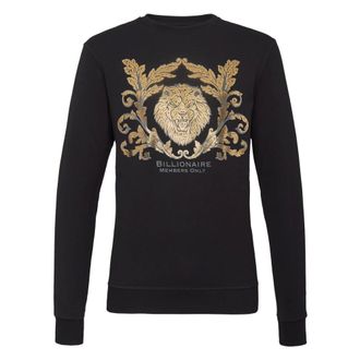 Billionaire Boys Club Homme, Sweatshirts et sweats &agrave; capuche, Noir, Taille: XS SweaT-shirt LS Lion