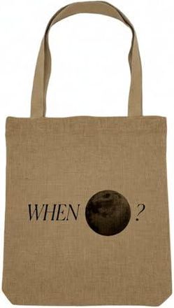 Fabulous Sac Shopping Tote Bag Aspect Lin - When to the Moon? Crypto Currency Trading Blockchain Finance Business Bitcoin Humour Meme - Sac de Courses Toile Ep