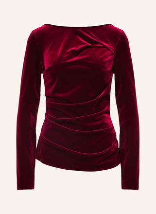 Talbot Runhof Talbot Runhof Longsleeve Aus Samt rot