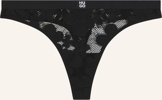 HUGO BOSS Hugo Briefs Bloom Lace Thong schwarz