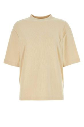 Burberry Cremefarbene Frottee Oversize T-Shirt