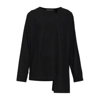 Yohji Yamamoto Asymmetrisches T-Shirt - - Tops - Herren - Schwarzk - L