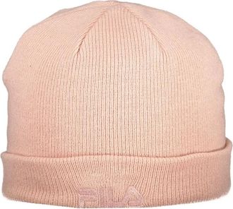 Fila Homme, Accessoires, Rose, Taille: ONE Size Bonnet avec logo brod&eacute;