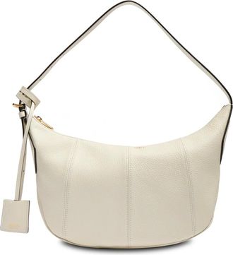 Lancel Femme, Sacs, Blanc, Taille: ONE Size Victoire Hobo Zip M Shoulder Bag