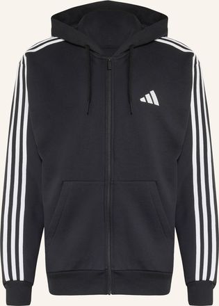 adidas Sweatjacke Essentials 3-Streifen schwarz