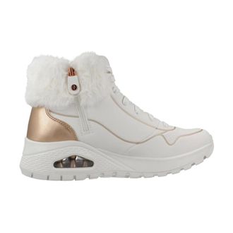 Skechers Femme, Chaussures, Blanc, Taille: 35 EU UNO Rugged - Fall Shimmer