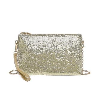 Miss Lulu Mini Pochette &agrave; Paillettes &agrave; La Mode,Petit Sac &agrave; Bandouli&egrave;re pour Femmes pour Les Mariages,Les Rendez-vous et Diverses Occasions