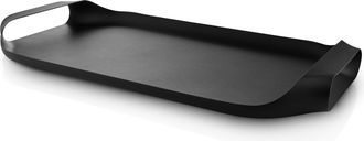 Eva Solo Eva Solo | Serviertablett 43 x 25 cm Black | Verschütteter Kaffee & umgestürzte Speisen Waren gestern - die niedrig platzierten Griffe des Tabletts So