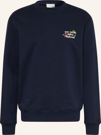 Dr&ocirc;le de Monsieur Dr&ocirc;le De Monsieur Sweatshirt Le Sweatshirt Vine Embroidered Slogan blau