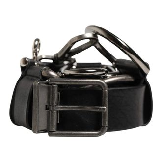 Dolce & Gabbana Homme, Accessoires, Noir, Taille: 85 CM Magnifique Ceinture