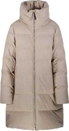 Herno Femme, Manteaux, Beige, Taille: 40 FR Veste en duvet 1985 Chantilly