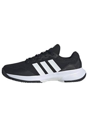 adidas Herren GAMECOURT 2 Tennis Shoes, core Black/FTWR White/Silver met., 47 1/3 EU