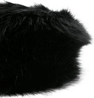 Ruslan Baginskiy MMM033 Faux Fur Winter Hat - Black