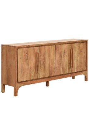 Livetastic Sideboard, Akazie, Holz, Akazie, Hartholz,Hartholz,Hartholz, Holz, 2 F&auml;cher, 175x81x40 cm, Typenauswahl, handgemacht, Holzm&ouml;bel, Kleinm&ouml;bel Holz, Holz