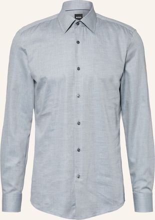 HUGO BOSS Hemd Hank Slim Fit blau