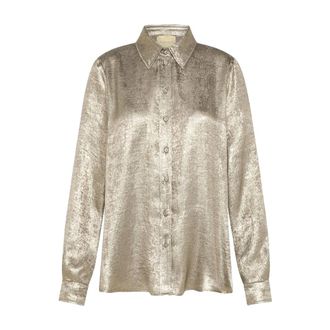 Momoni Femme, Blouses et Chemises, Jaune, Taille: 40 FR Chemise &agrave; col marin