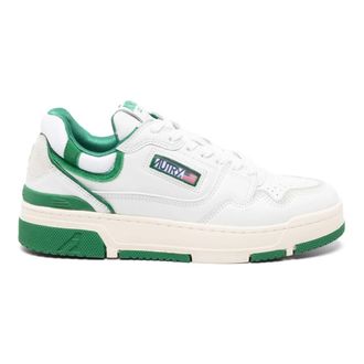 Autry Wei&szlig;e Leder-Sneakers mit Wildleder-Eins&auml;tzen - - Shoes - Damen - Wei&szlig; - 36 EU