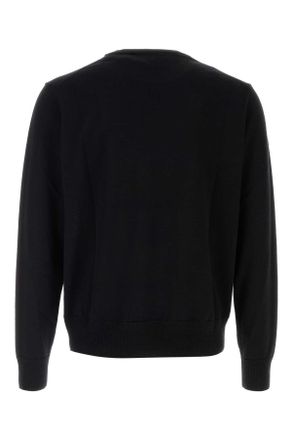Vivienne Westwood Mens Black Wool Alex Sweater Aw26black Exterior: Maglie