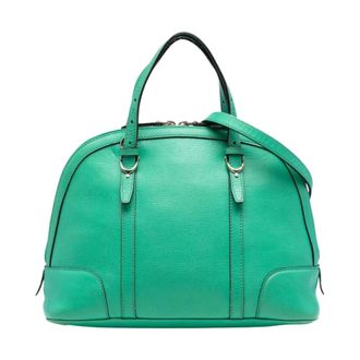 Gucci Sac D&ocirc;me Pre-owned - Femme - Pre-owned - Vert - Taille: ONE Size