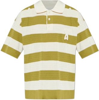 Ami Homme, Tops, Vert, Taille: M Polo &agrave; Rayures