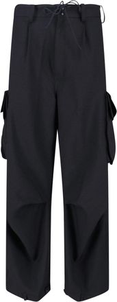 Yohji Yamamoto Pantalons Décontractés - Noir