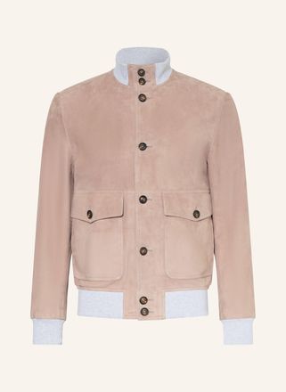 Eleventy Eleventy Lederblouson rosa
