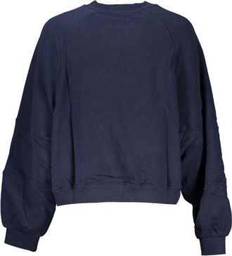 Tommy Hilfiger Logo-Print Cotton Sweatshirt - Blue