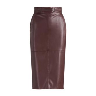 Elisabetta Franchi Femme, Jupes, Brun, Taille: 38 FR Gonna Cacao