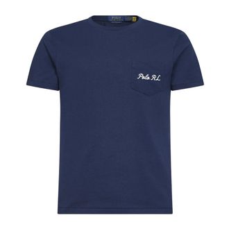 Polo Ralph Lauren Society Baer T-Shirt - - Tops - Herren - Blau - XL