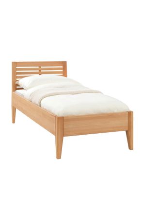 Linea Natura Bett, Buche, Holz, Buche, massiv, 90x200 cm, Schlafzimmer, Betten, Einzelbetten