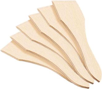 KESPER Raclette - Spachtel im 6er Set aus Buche / Kesper / Racletteschieber / Racletteschaber / Raclettespachtel