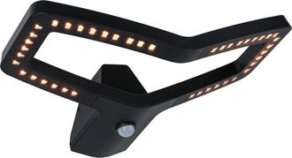 Paulmann 94791 LED Außenwandleuchte Smart Home Zigbee 3.0 Alara Bewegungsmelder IP44 eckig 375x270mm 3000-2200K 10W 450lm 230V Anthrazit Metall