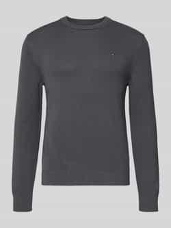 Tommy Jeans Regular Fit Strickpullover aus reiner Baumwolle