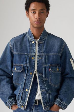 Levi's Homme Veste Blouson Levis X Sacai - Homme - D&eacute;lavage Moyen / Vintage - M