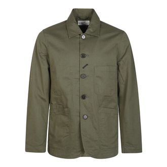 Universal Works Bakers Jacket - - Jackets - Herren - Gr&uuml;n - L