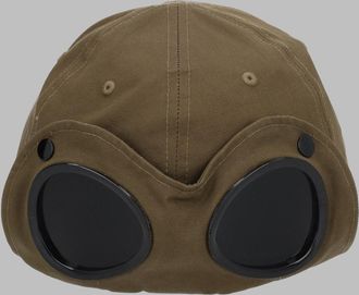 C.P. Company 12CKAC044B00K_6288A683 Cotton Baseball Cap - Green