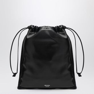 Prada Wish pouch black in nappa leather