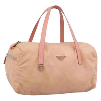Prada Pre-owned Vintage Nylon Hand Bag - - Pre-owned - Damen - Rosa - ONE SIZE