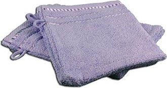 Gözze Waschhandschuh-Set, 4er-Set, Berlin, 100% Baumwolle, 17 x 24 cm - Blau