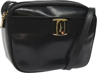 Ferragamo Pre-owned Cuir sacs-ports-paule - Femme - Pre-owned - Noir - Taille: ONE Size
