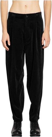 Yohji Yamamoto Homme, Pantalons, Noir, Taille: L Pantalon New Side Zip