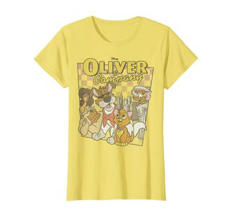 Disney Oliver & Company Checkerboard Poster T-Shirt