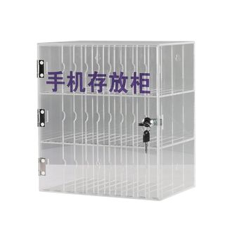 Generic Handy-Aufbewahrungsbox aus Acryl mit 30 F&auml;chern, Handyhalterung f&uuml;r Klassenzimmer, Robuste Struktur, Gute Sicherheit, Ideal f&uuml;r Fitnessstudios, Fabrik