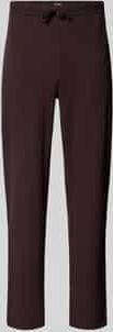 HUGO BOSS Regular Fit Sweathose aus Baumwoll-Mix