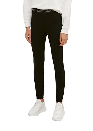 Comma Damen 2121597 Leggins lang, 9999 schwarz, 46