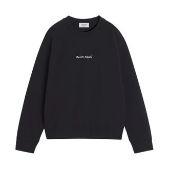 Maison Kitsun&eacute; Sweatshirt - - Sweatshirts & Hoodies - Herren - Schwarzk - XL