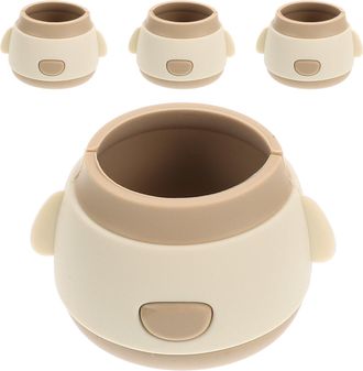 DOITOOL Alipis Silikon Stuhlbeinschoner 4 St&uuml;ck rutschfeste Verschlei&szlig;feste Tischfu&szlig;abdeckungen Sto&szlig;d&auml;mpfende M&ouml;belgleiter f&uuml;r Stuhl und Tischbeine Schalld&auml;mm