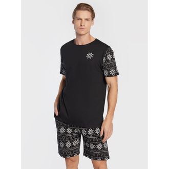 Brave Soul Pyjama MLWS-149BLIZZARD Schwarz